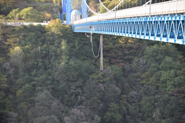 A thrilling touring experience at the “Ryujin Great Suspension Bridge ...